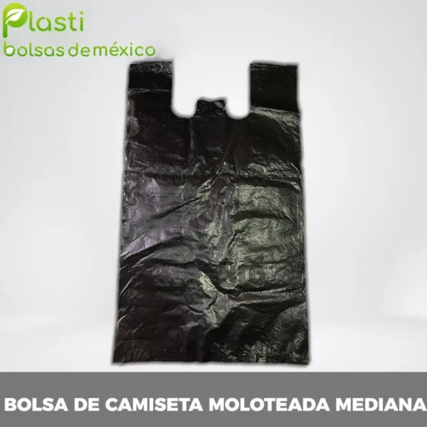 Bolsa De Camiseta Polipapel Moloteada Mediana Plasti Bolsas De Mexico